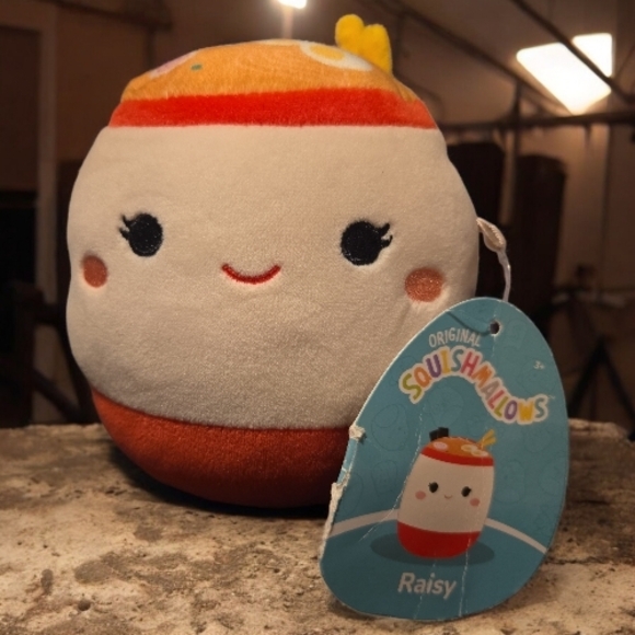 Squishmallows | Toys | Squishmallow Raisy The Ramen Nwt | Poshmark